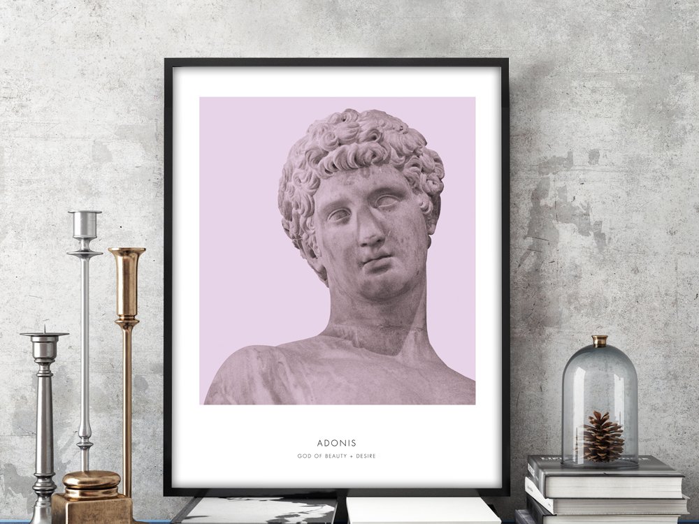 Amazon.com: Adonis | Portrait of Adonis, Greek Mythology, Adonis Bust ...