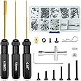 Amazon.com: OGRC Steel Screws Set RC Tool Kit with 3 PCS Hex Screwdriver 0.05'' 1.5mm Hex Nut ...
