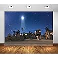Amazon.com : BELECO 7x5ft Fabric Nativity Backdrop Christmas Star Night ...