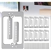 CHOWZZ 30 Pcs Low Voltage Mounting Bracket 1 Gang, Single Gang Drywall ...