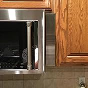 Amazon.com: Universal Stainless Steel Over the Range L Shaped Microwave ...