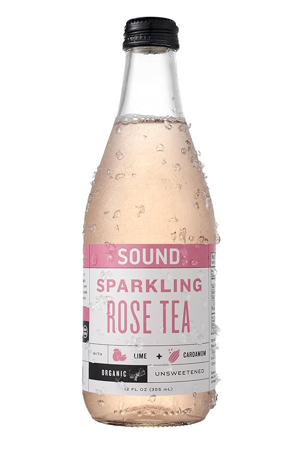 Amazon.com : SOUND Sparkling Organic Rose Tea with Lime and Cardamom 12 ...