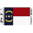 Amazon.com: North Carolina Flag Decal for auto, Truck or Boat : Sports ...