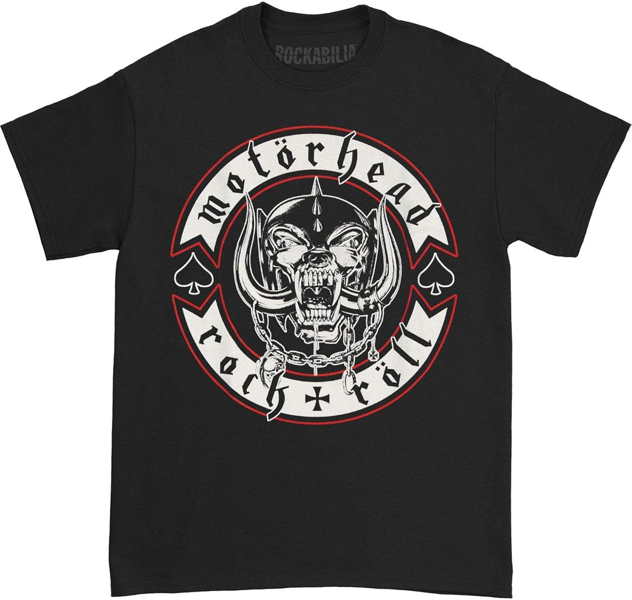 Motorhead Men Biker Badge Short Sleeve T-Shirt : Amazon.co.uk: Clothing