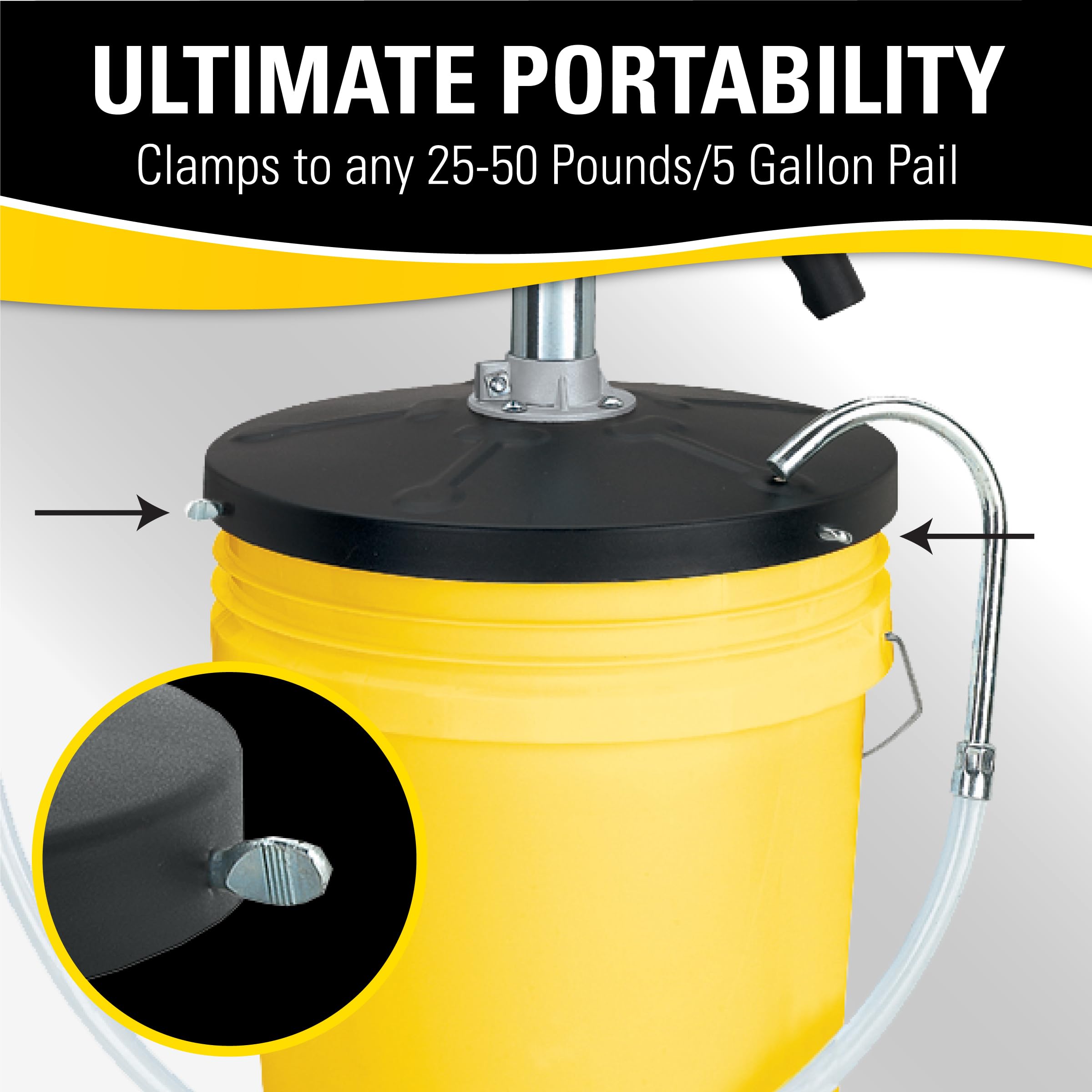 Mua LUMAX Black LX-1300 Lever Bucket 5 Gallon Pails. Smooth, Easy ...
