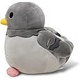 Amazon.com: Avocatt Gray Pigeon Plushie Toy - 10 Inches Stuffed Animal ...