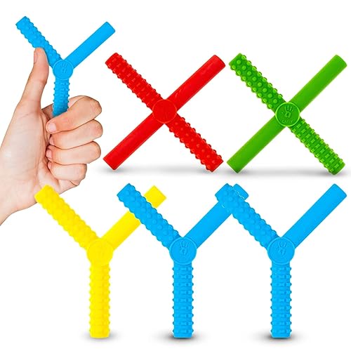 Gafly X’s and Y’s - 5 Pack Sensory Chew Toys for Autistic Children ...