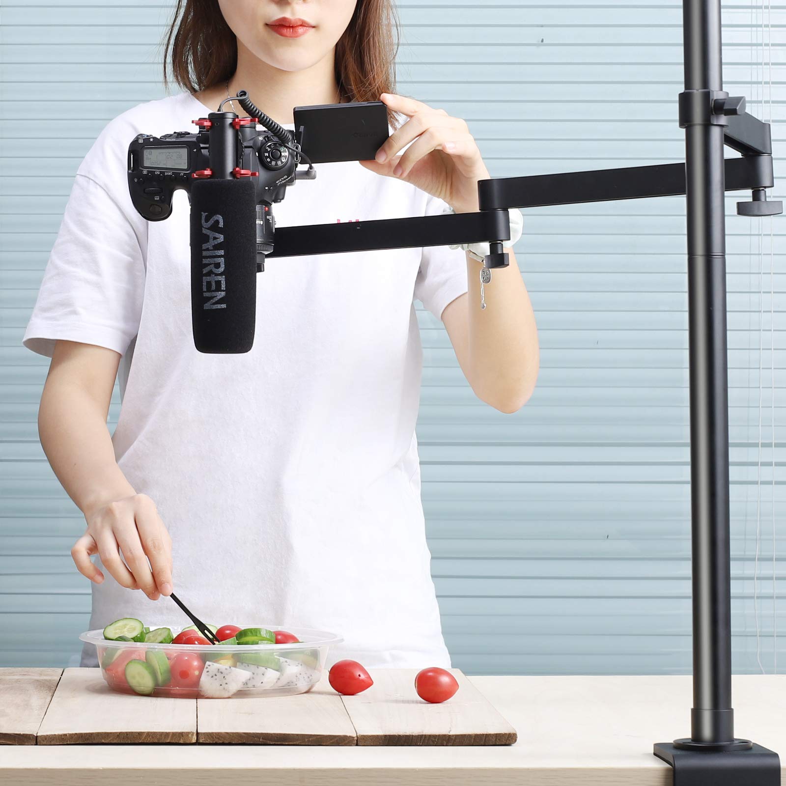 Mua ULANZI Camera Desk Mount Stand with Flexible Arm, Overhead Mount ...