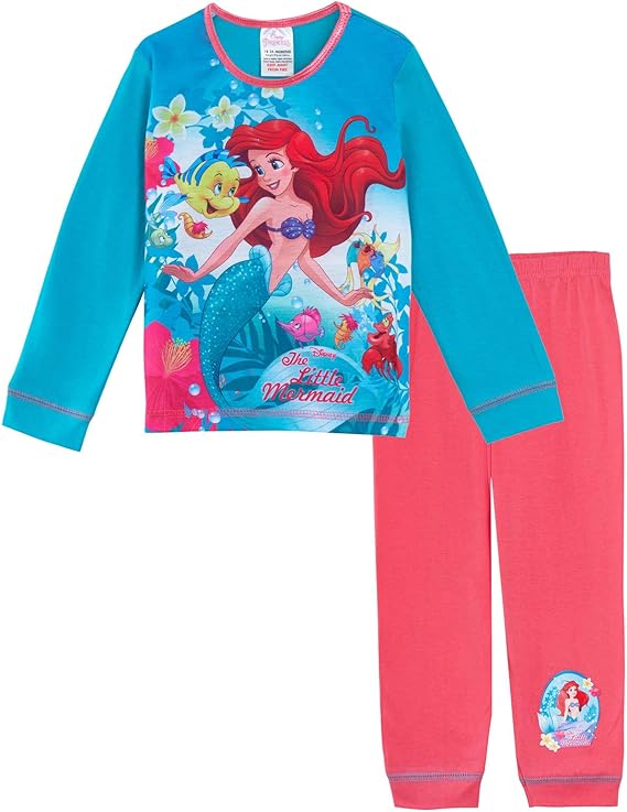 Disney Princess Girls Long Pyjamas Pjs: Amazon.co.uk: Clothing
