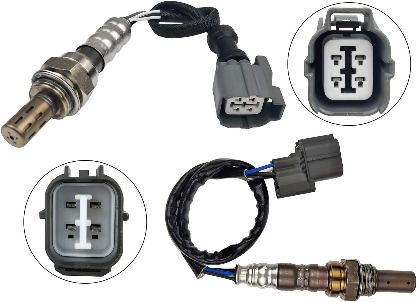 Amazon.com: MAXFAVOR 2PCS Oxygen Sensor for 2004-2002 Honda CR-V 2.4L Upstream and Downstream O2 ...