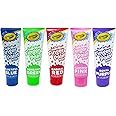 Amazon.com: Crayola Bathtub Fingerpaint 5 Color Variety Pack, 3 Ounce ...