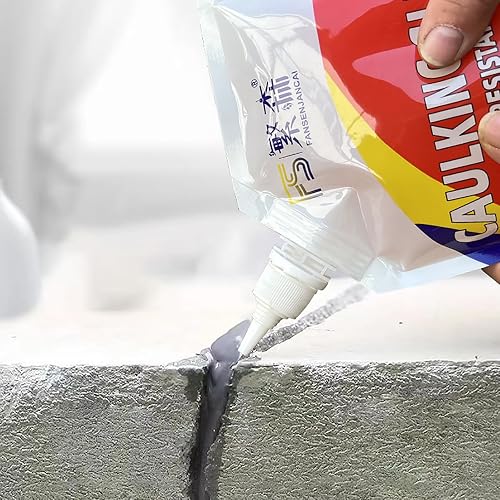 Waygo Concrete Repair Concrete Crack Filler, 3ps Caulking Glue For ...