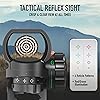 PINTY Reflex Sight Red Dot Sight with Red/Green Dot & Multiple Reticles ...
