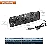 Tecmojo 3U Rack Mount Fan Panel, 3 Fans Cabinet Cooling Fans, 19in 6ft ...