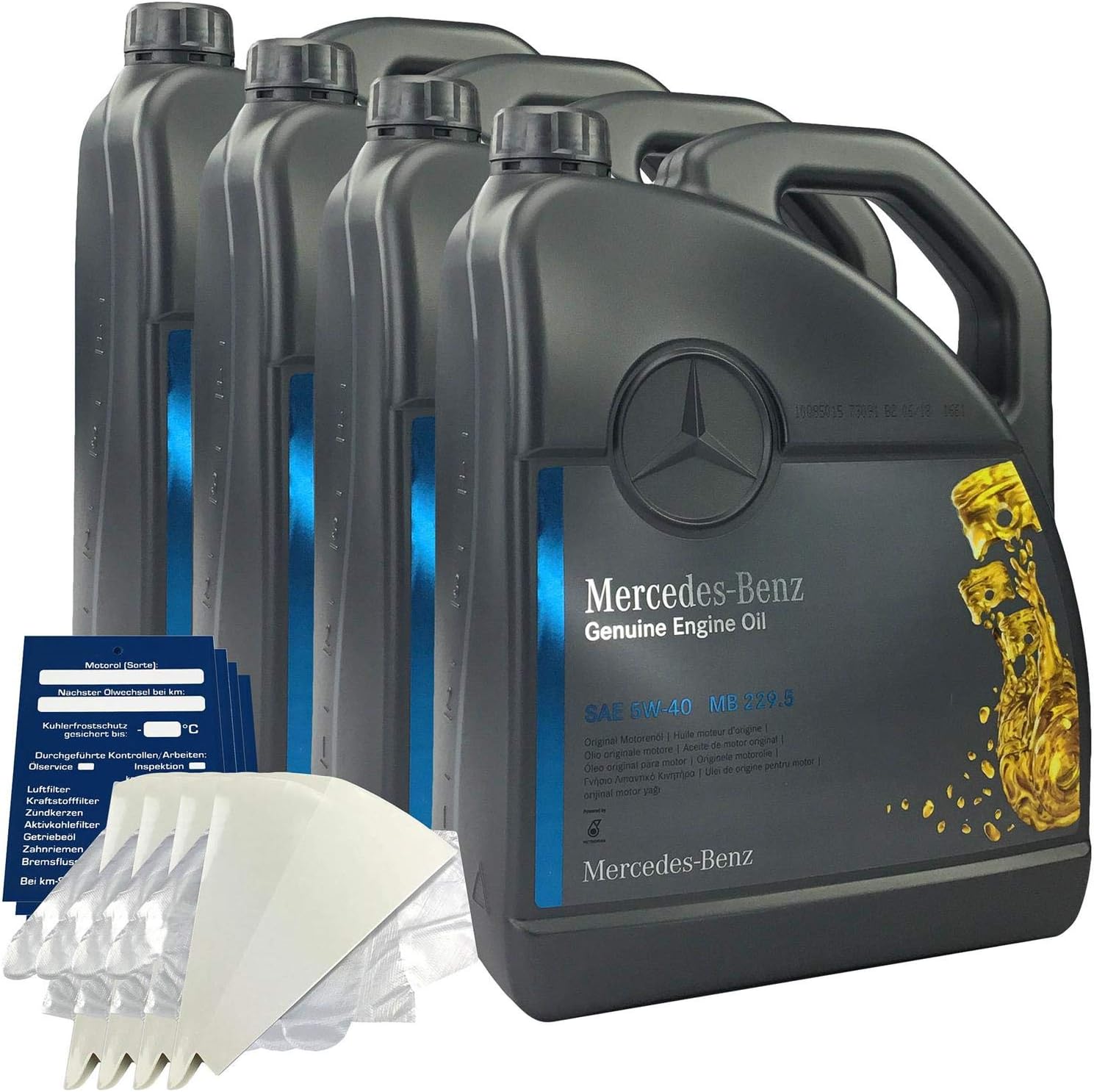 Amazon.fr : Mercedes-Benz Jeu d'huile moteur 5 W-40 MB 229.5 20 l