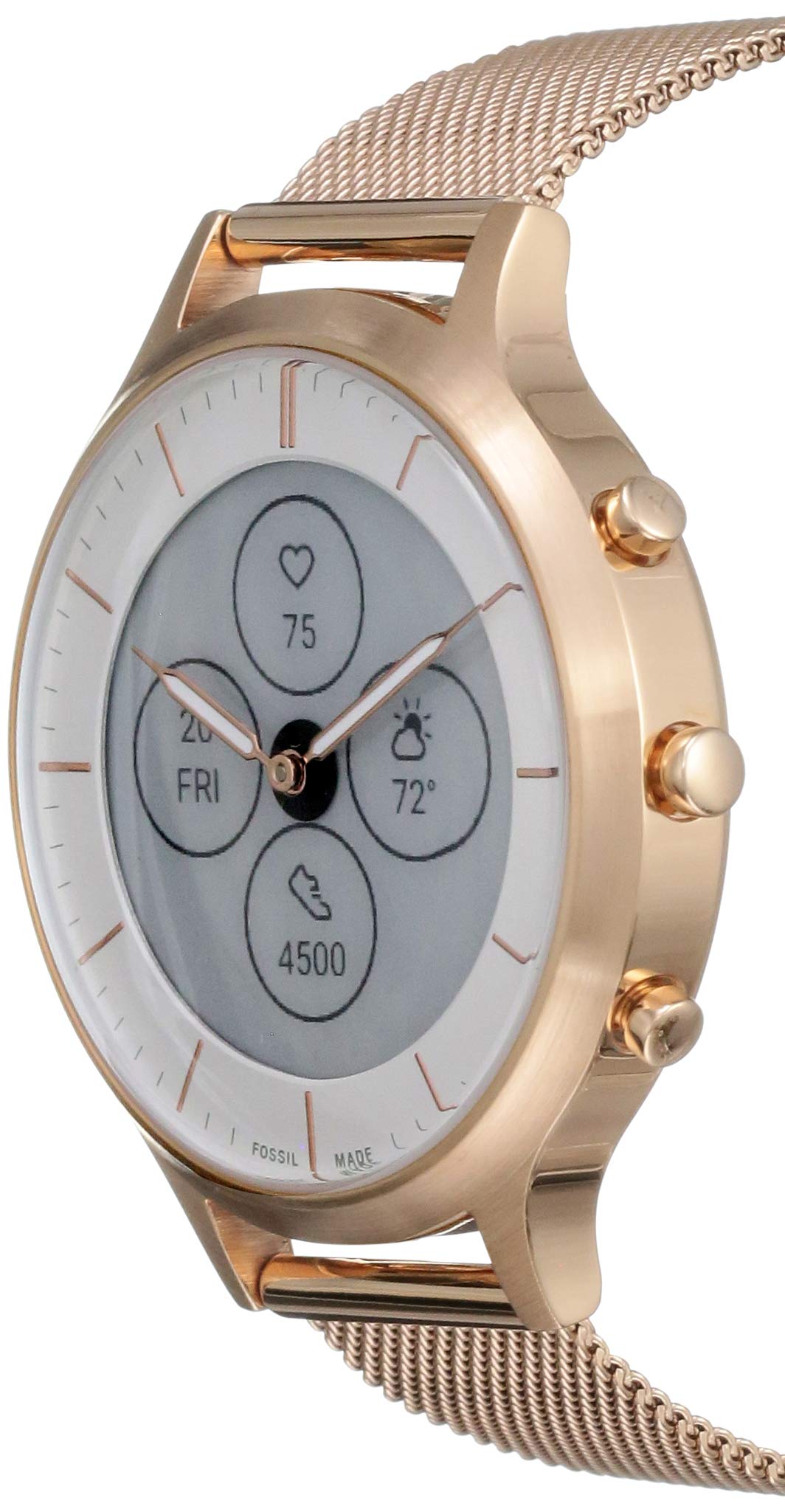 Mua Fossil Women's 42MM Charter HR Heart Rate Stainless Steel Mesh ...