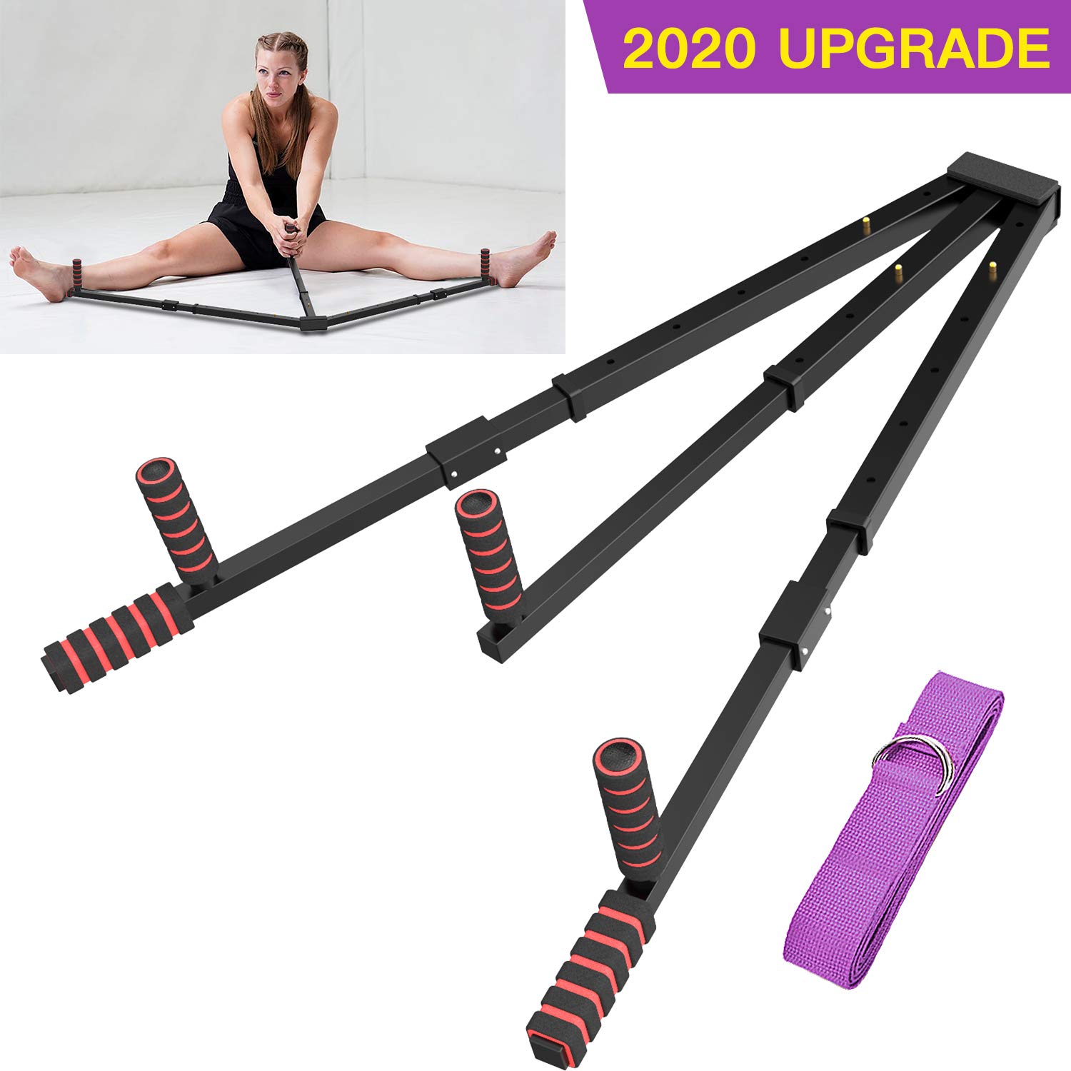 AmazeFan Leg Stretcher, 3 Bar Leg Split Stretching Machine, Flexibility ...