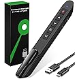 Amazon.com: Presentation Clicker Green Laser Pointer, Rechargeable PowerPoint Clicker Wireless ...