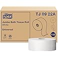 Tork Universal TJ0922A Jumbo Bath Tissue Roll, 2-Ply, 8.8" Dia., 3.55 ...