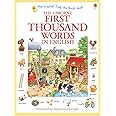 First Thousand Words In English: Heather Amery: 9781409562894: Amazon ...
