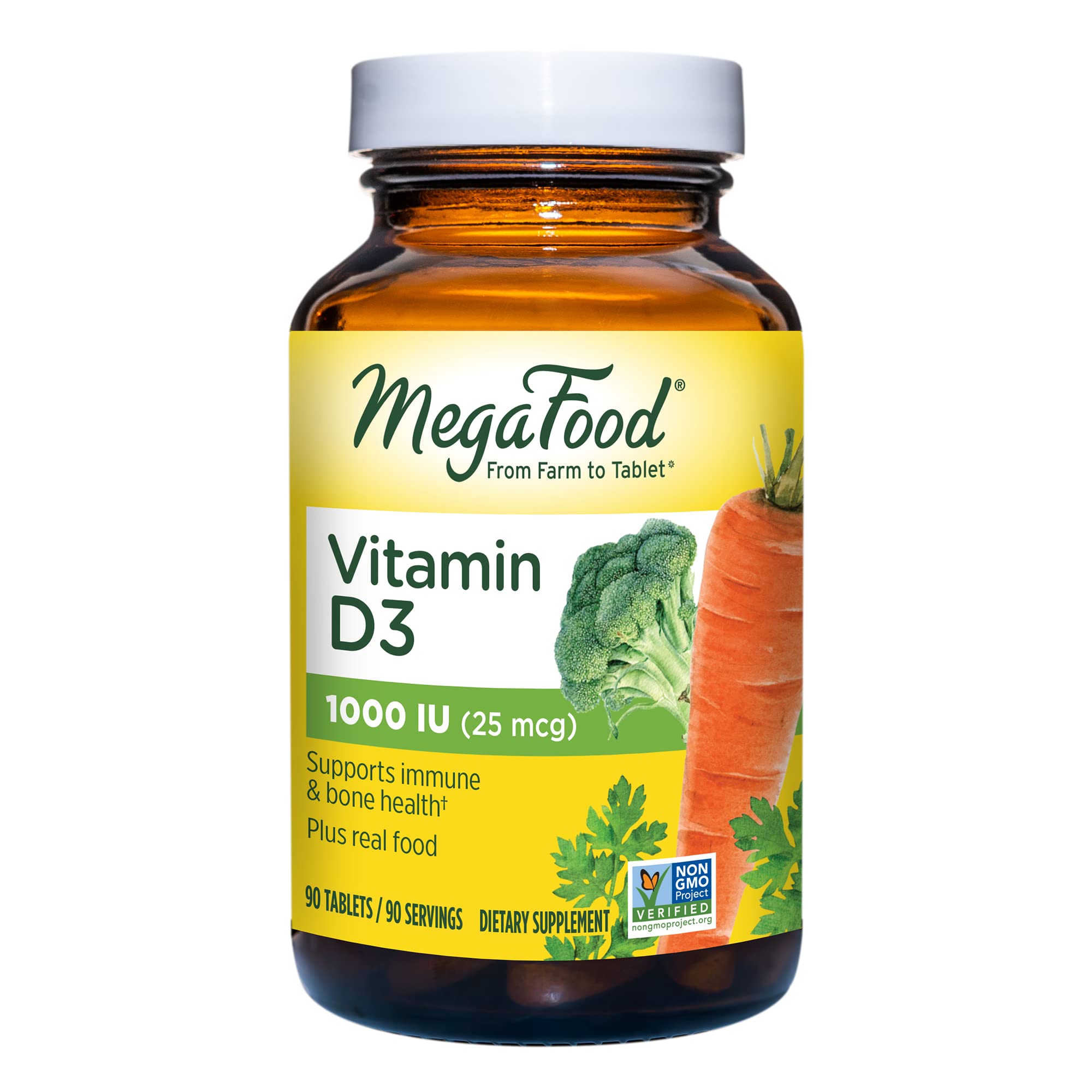 Mua MegaFood Vitamin D3 1000 IU (25 mcg) - Vitamin D Supplements With ...