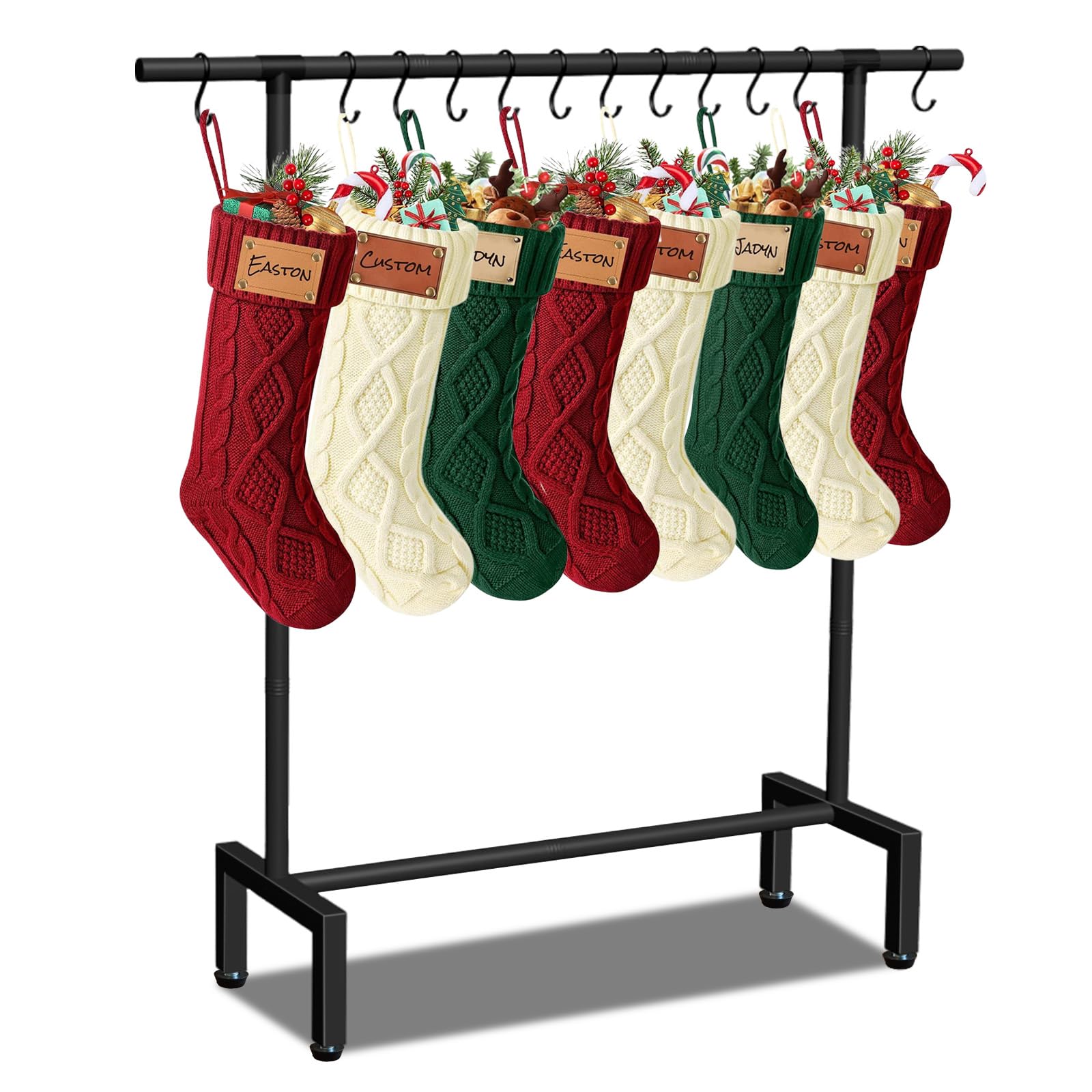 HENAYUK Christmas Stocking Holder, Christmas Stocking Holder Stand with ...