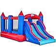 Amazon.com: Sunny & Fun Inflatable Bouncy Castle with Dual Slide ...