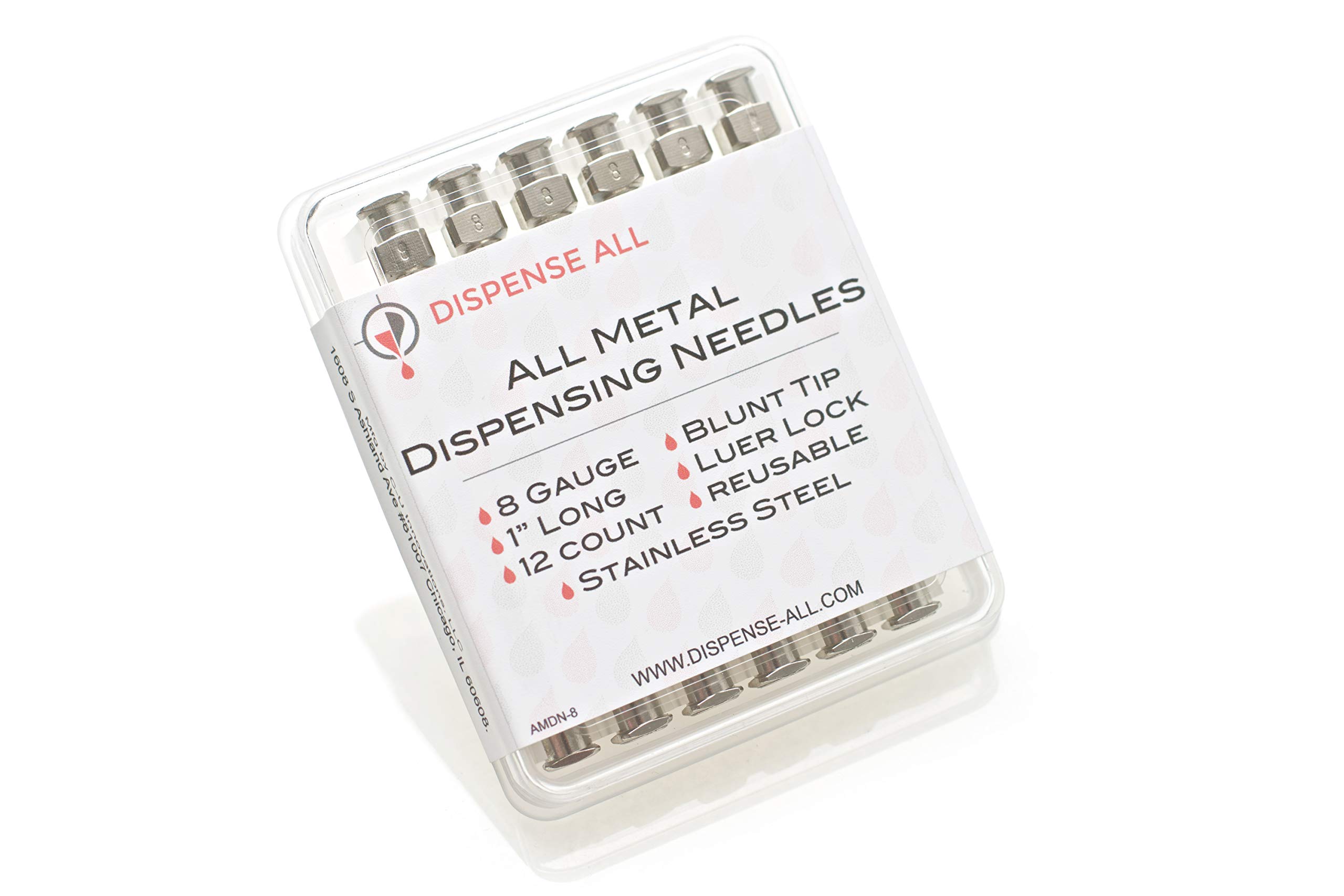 Mua Dispense All - 12 Pack - 8 Gauge 1 Inch All Metal Blunt Tipped ...