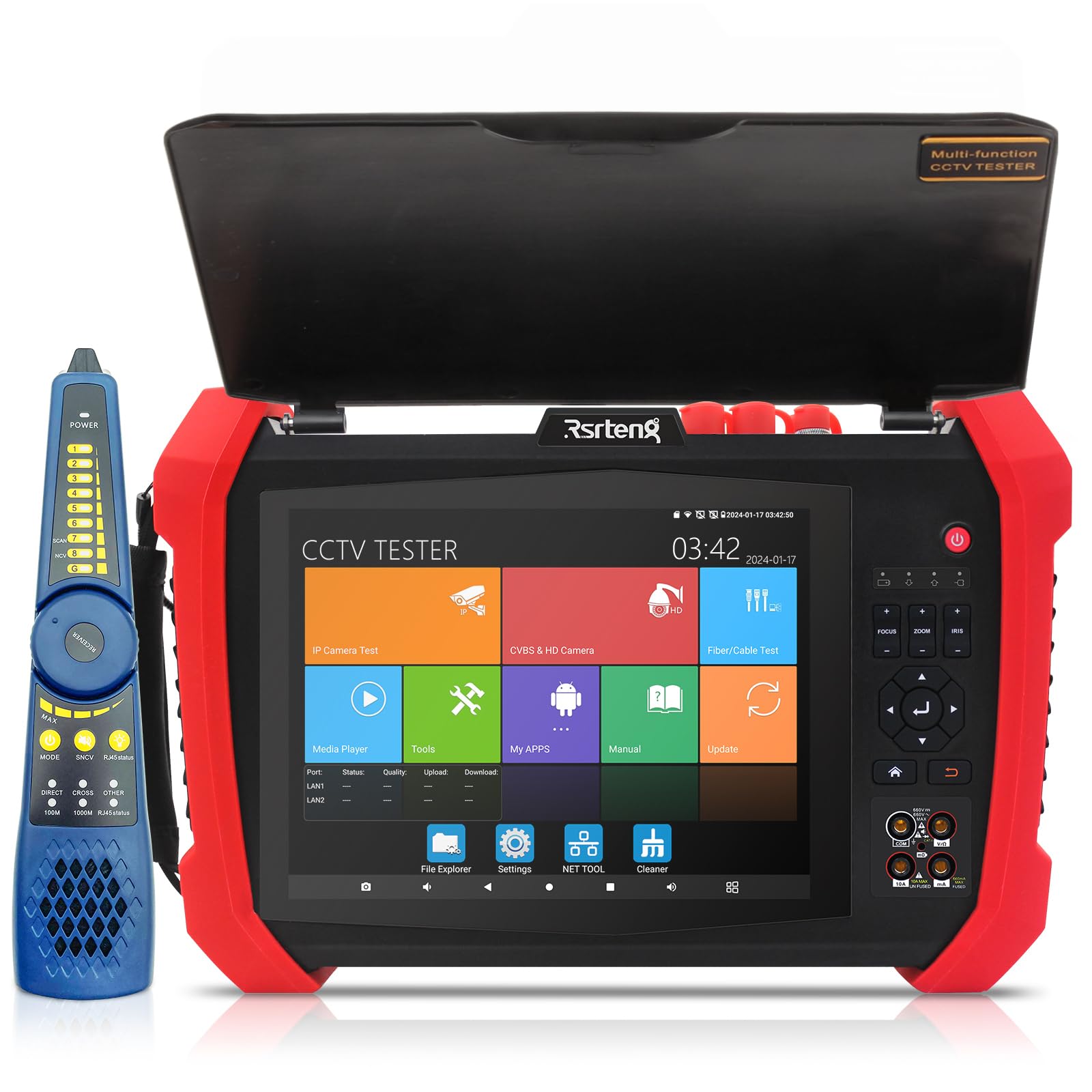 Mua CCTV Tester 8K 32MP 12MP IP Camera Tester POE++ Max 90W POE Camera ...