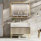 Amazon.com: ZGNBSD Bathroom Vanity with Sink - Bathroom Vanities Set ...