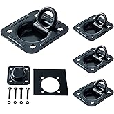 Amazon.com: Lonffery 4 Pack Recessed D-Ring Tie Down Anchors (6,000 lb. Capacity), Heavy Duty ...