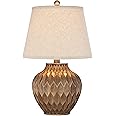 360 Lighting Buckhead Modern Accent Table Lamp 22" High Warm Bronze ...