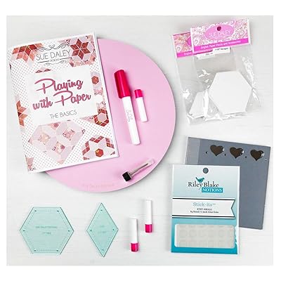 Buy Sue Daley Designs Deluxe iHEA Pack EPP English Paper Piecing Starter Kit Patchwork with ...