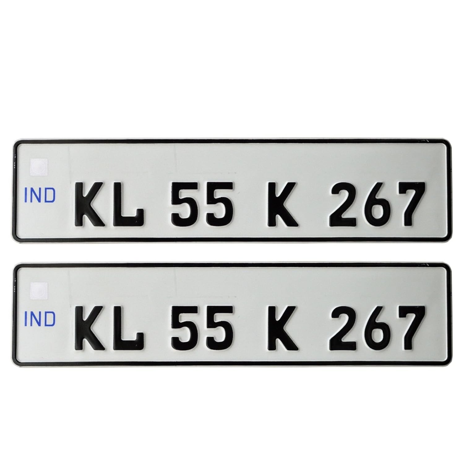 Buy SHOPEWELL Aluminium Car Embossed Number Plate IND Speedx Online At buy-shopewell-aluminium-car-embossed-number-plate-ind-speedx-online-at