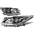 Amazon.com: Auto Dynasty Projector Headlight Assembly Headlamps ...
