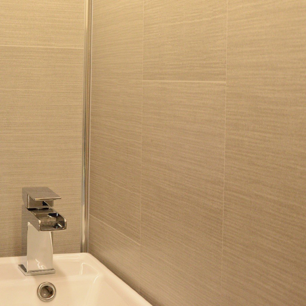 Buy Grey Panels Splashbacks Grey Cladding-PVC-for Bathroom Shower ...