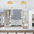 dolria 3-Lights Pendant Lights Modern LED Kitchen Island Light Bubble Pendant Light Pendant ...