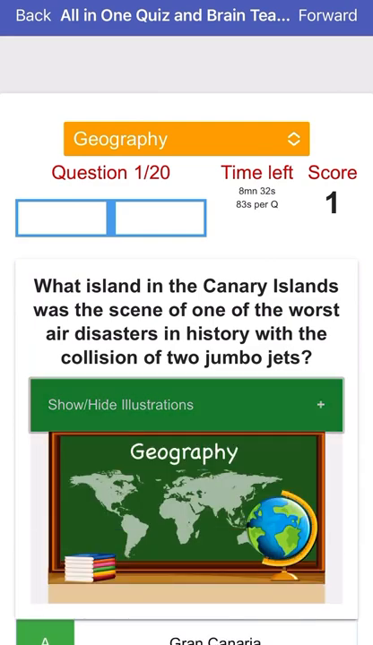 All Subjects Quiz Trivia Brain Teasers Game - General Knowledge - SAT ...