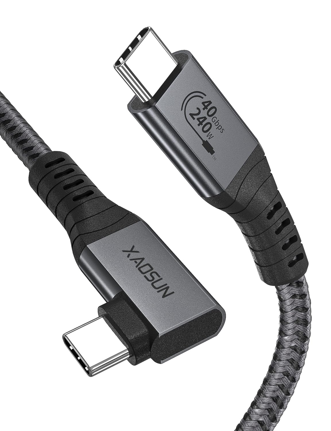 Mua XAOSUN 240W USB4 for Thunderbolt 4 Cable 5.9ft, 90 Degree Right ...