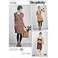 Amazon.com: Simplicity 8186 Frock and Slip Dress Sewing Pattern for ...
