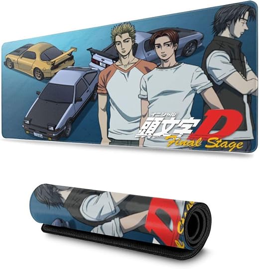 Amazon.com : Initial D Custom Gaming Mouse Pad Anime Mouse Mat Desk Pad ...