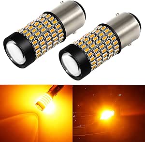 Amazon.com: Phinlion 1157 LED Turn Signal Light Bulbs Super Bright 3014 ...
