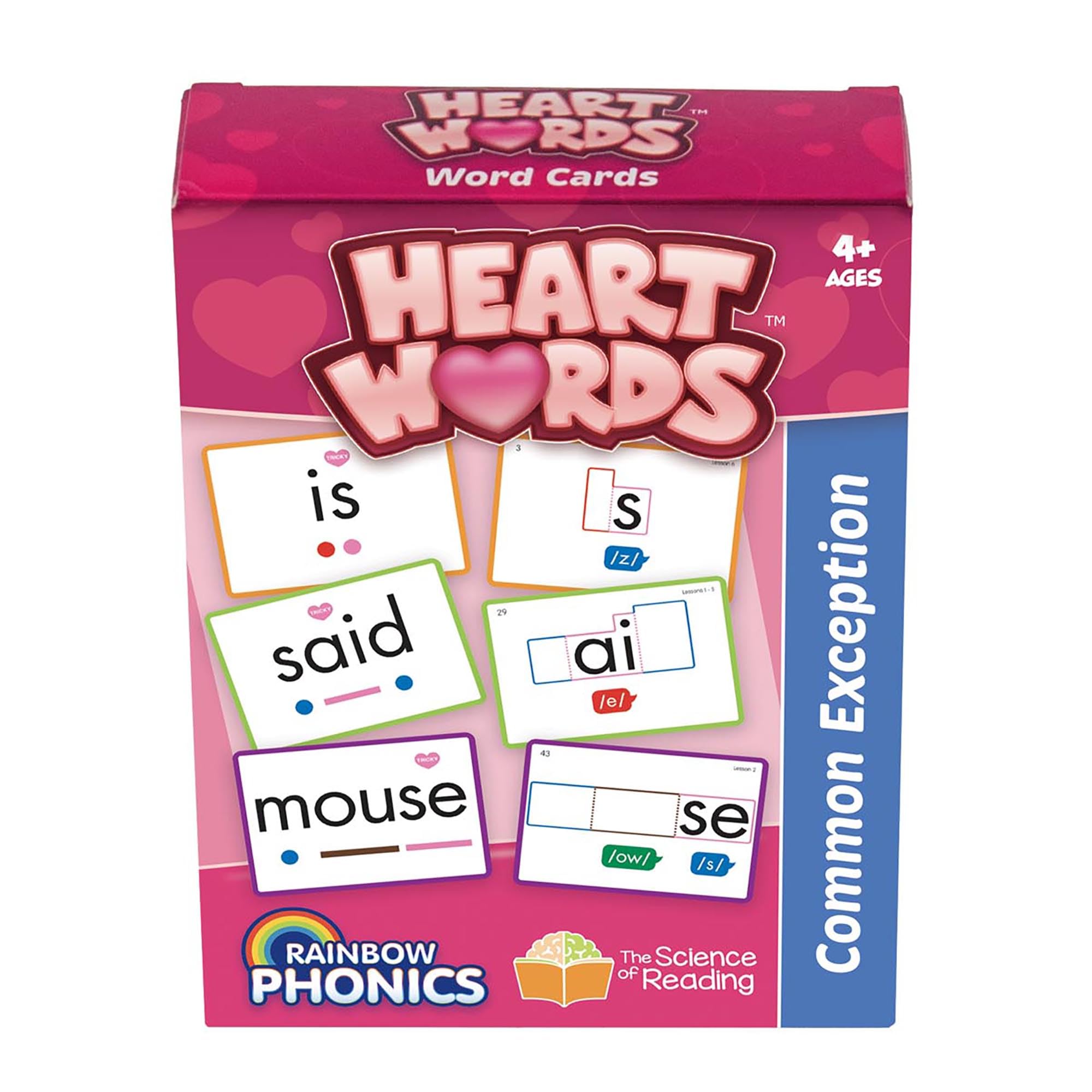 Mua Junior Learning: Rainbow Phonics - Heart Words - 93 Word Cards ...
