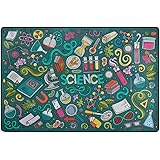 Amazon.com: Cooper girl Hand Drawn Science Item Area Rug Carpet 6x4 ...