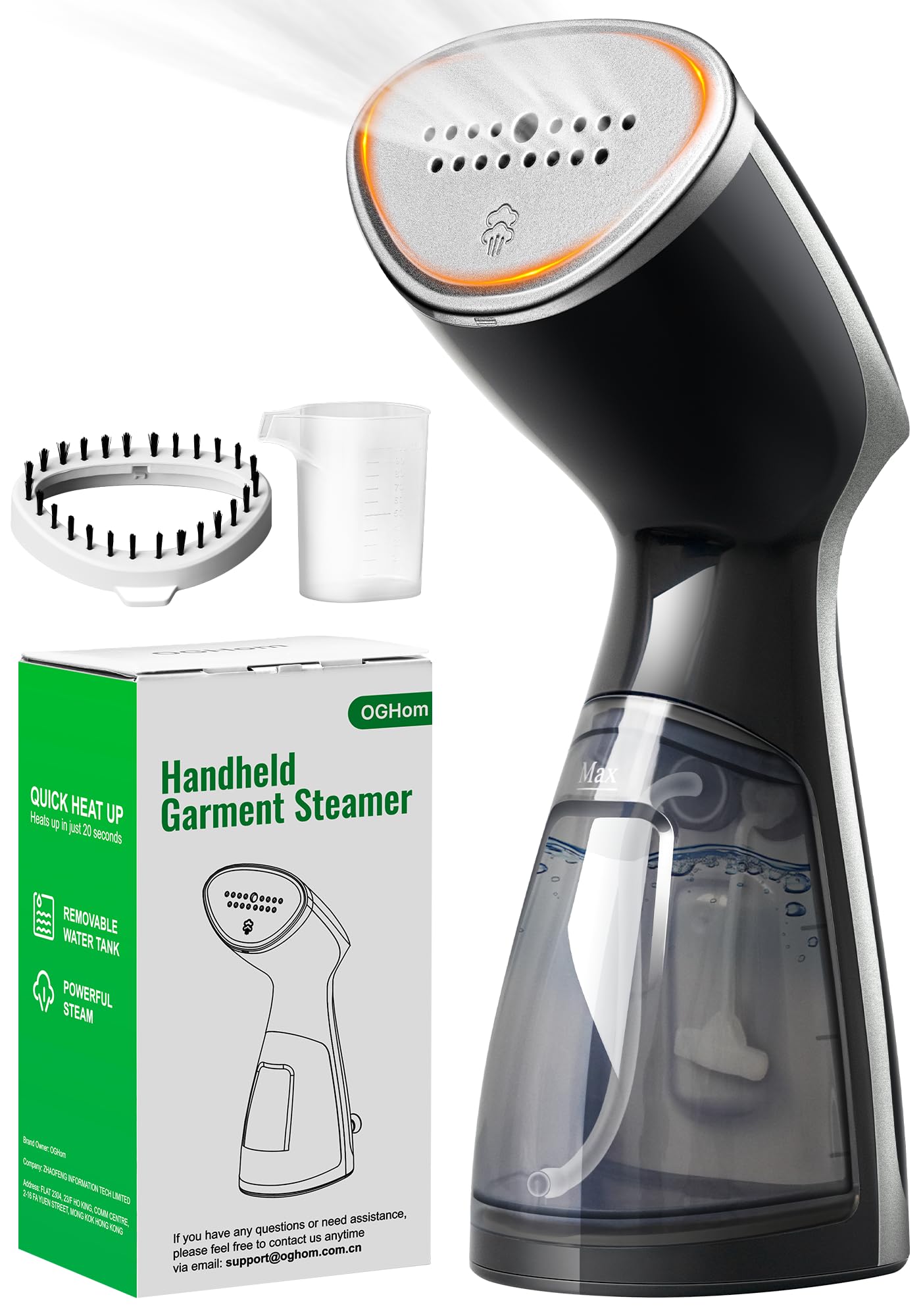 OGHom Steamer for Clothes, Portable Handheld Garment Wrinkle Remover ...