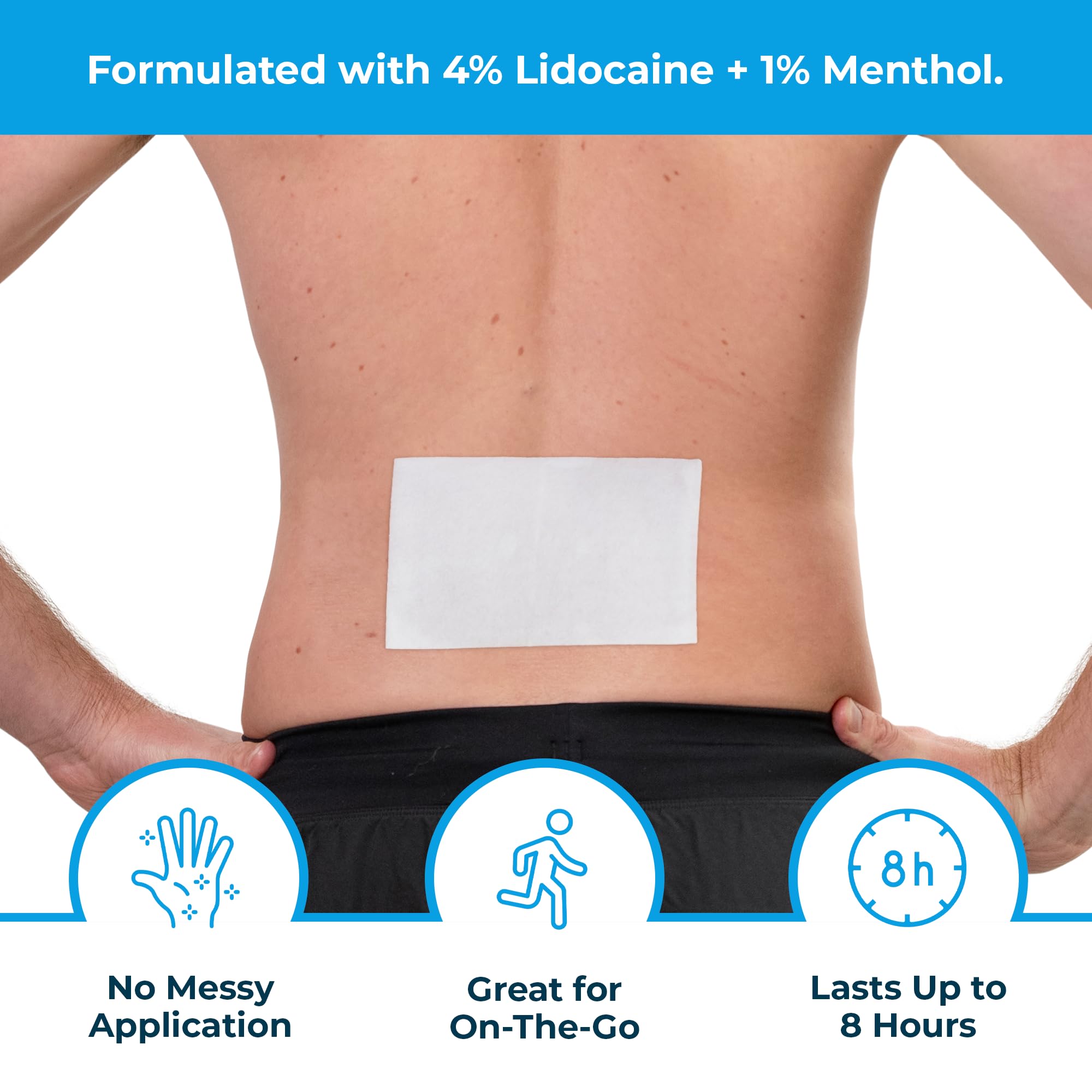 Mua Lidocaine Patches Plus Menthol, Maximum Strength Icy Cold & Hot ...