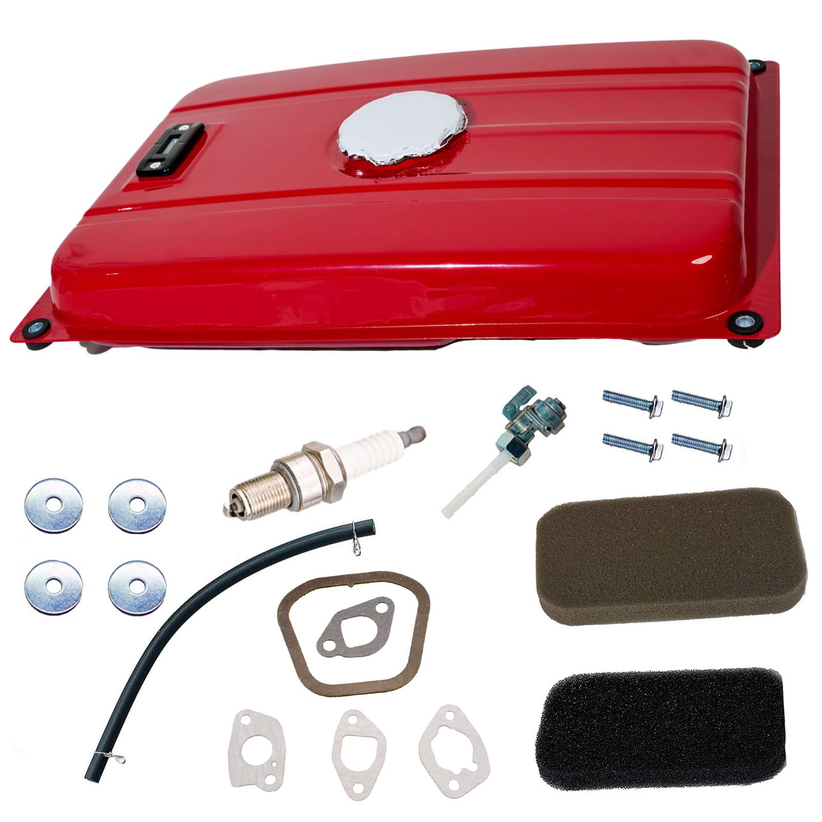 JJing Universal 5 Gallon Gas Fuel Tank - Compatible with Honda EC2500 ...