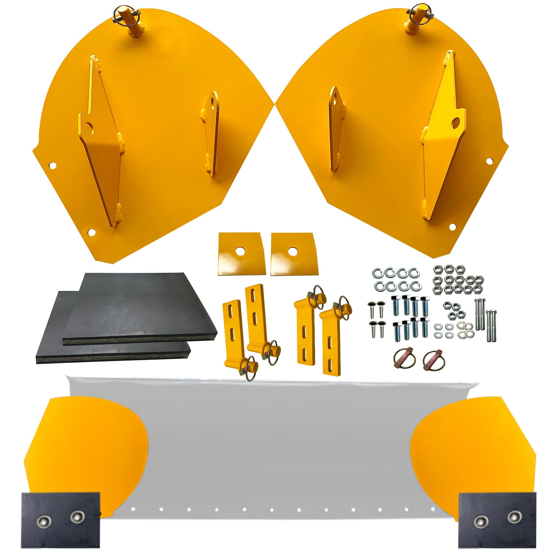 FUYEAR Universal Heavy Duty Snow Plow Pro-Wing Blade Extenders ...