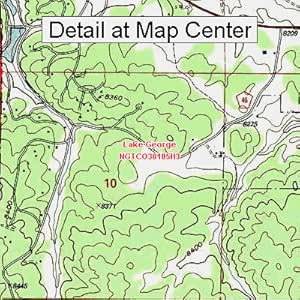 Amazon.com : USGS Topographic Quadrangle Map - Lake George, Colorado ...