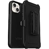 Amazon.com: OtterBox iPhone 14 & iPhone 13 Defender Series Case - BLACK , Rugged & Durable, with ...